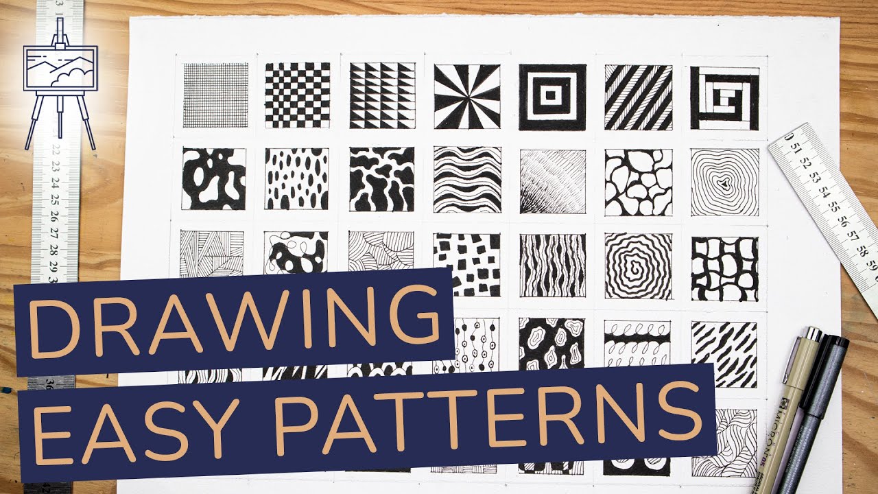 The Ultimate Easy Pattern Drawing Guide - Learn 35 Patterns