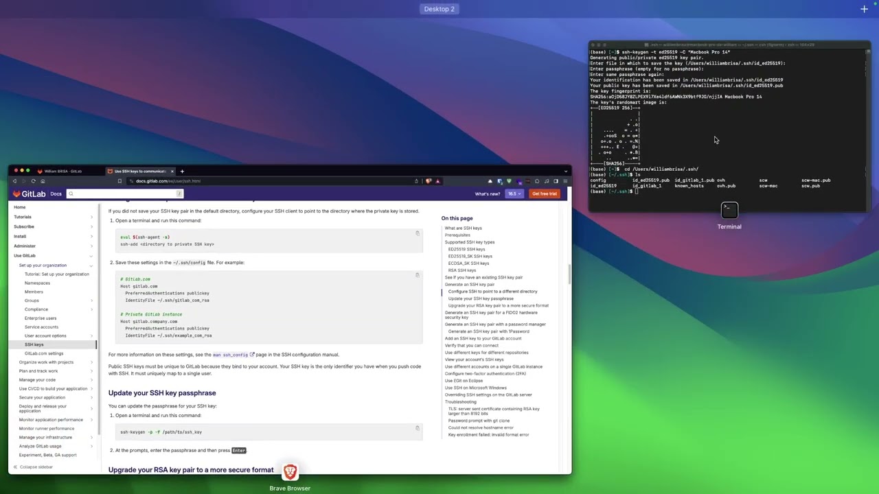 Clés SSH et Bifurcation (Fork) - Tutoriels Git/Gitlab ECE (1/4)