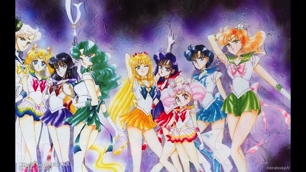 SAILOR MOON 🌙 🎨 1hr Screensaver Background Ambiance MANGA OFFICIAL ART