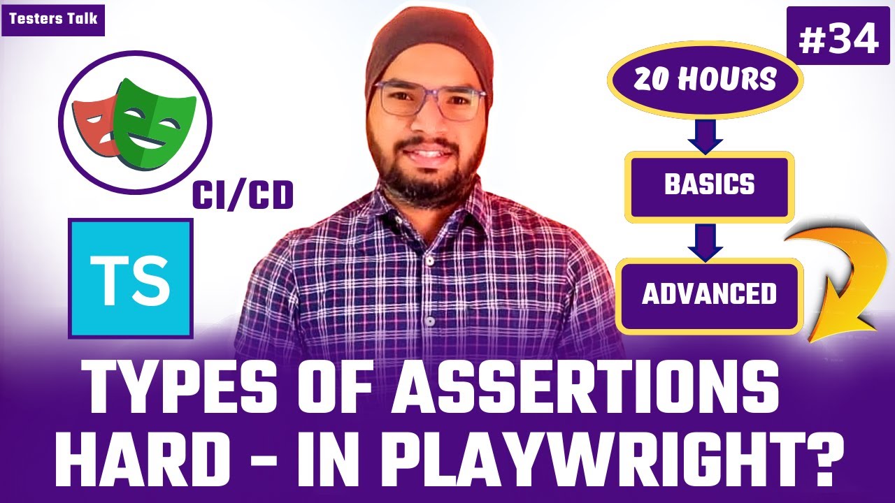 Playwright TypeScript #34 Assertions in Playwright | Hard Assertion | Playwright Automation Tutorial