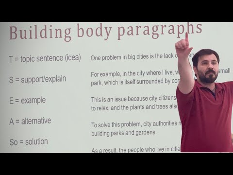IELTS Writing Task 2 :Building body Paragraphs