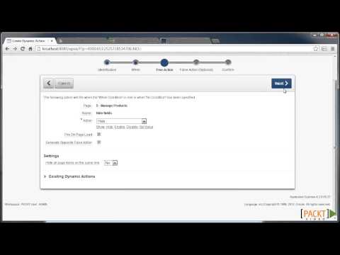 Learn Oracle APEX Techniques Tutorial Disabling Fields Based on Item Selection | packtpub com ...