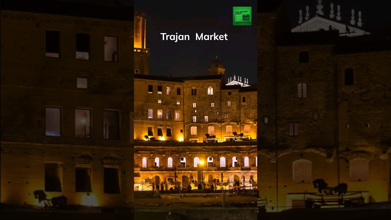 110 AD: Trajan's Market, the First Shopping Mall #TrajansMarket#AncientRome#EmperorTrajan