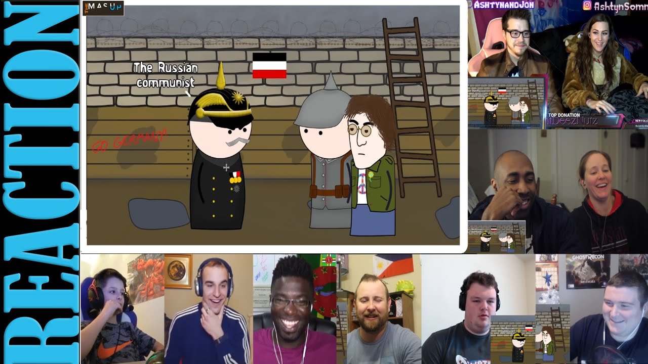 The Cold War - OverSimplified (Part 2) REACTIONS MASHUP