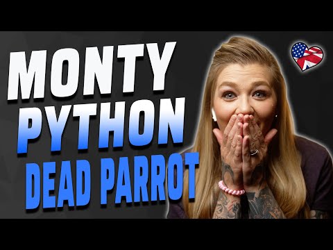 AMERICAN REACTS TO MONTY PYTHON DEAD PARROT | AMANDA RAE |