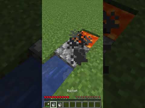 How To Build Cobblestone Generator (Minecraft)