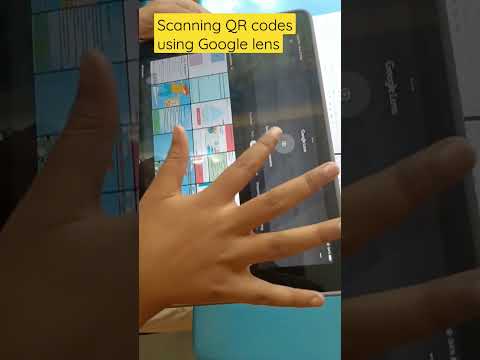 Scanning QR codes using Google Lens