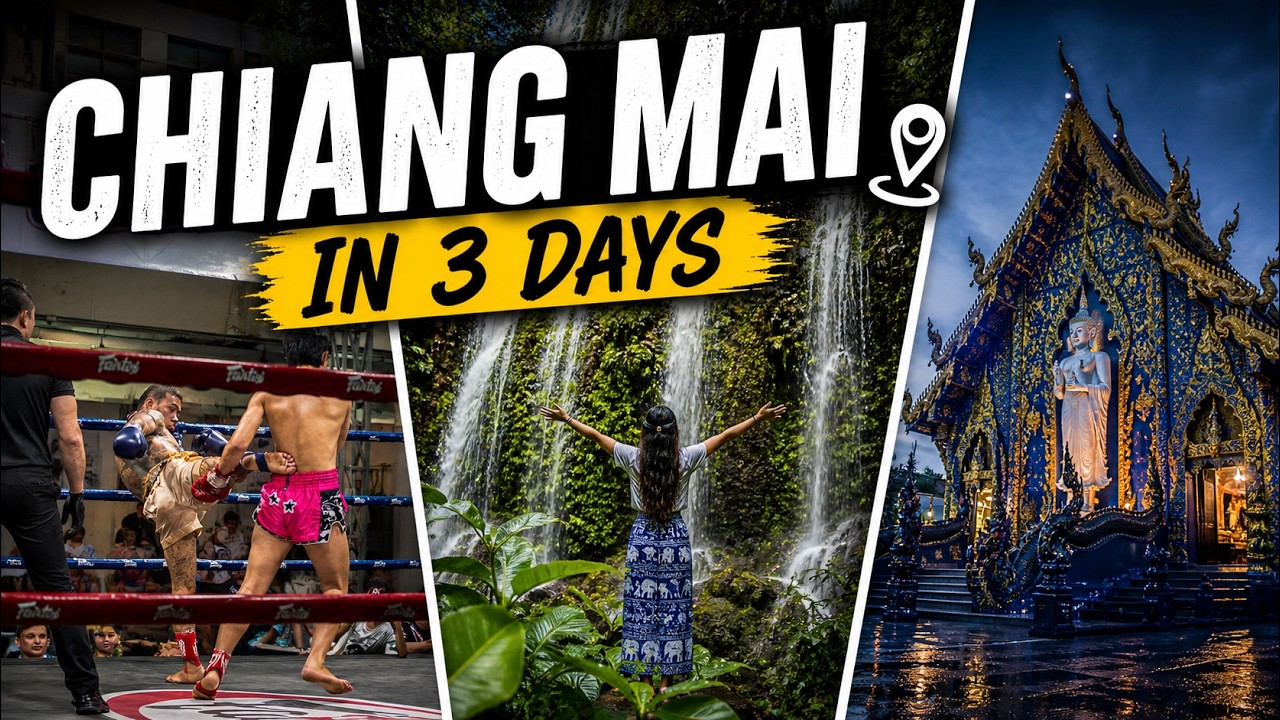 Chiang Mai 3 Day Guide 2026 🇹🇭 | Temples, Street Food & Muay Thai