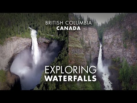 Exploring waterfalls in British Columbia, Canada | Spahats Falls & Helmken Falls
