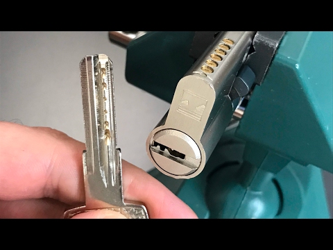 [424] Apecs "RT" Euro Profile Dimple Cylinder Picked and Gutted