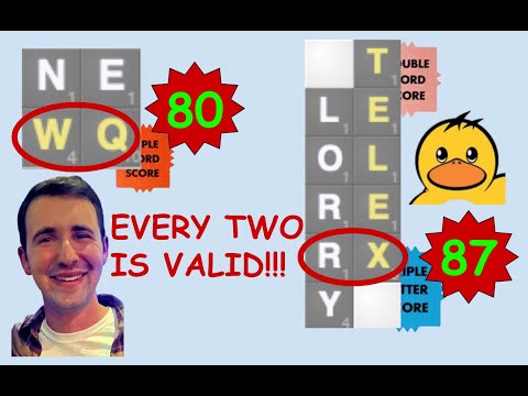 Scrabble but EVERY 2 IS VALID!