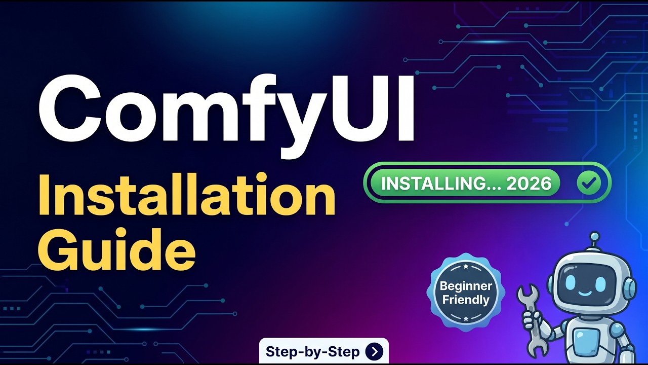 ComfyUI Install Tutorial 2026 — Beginners Start Here!