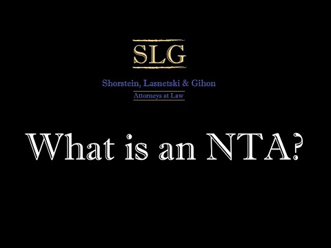 What is an NTA (Notice to Appear)?
