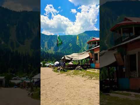 ArangKel Neelum Valley Pakistani and Kashmiri Flag Azad jammu Kashmir