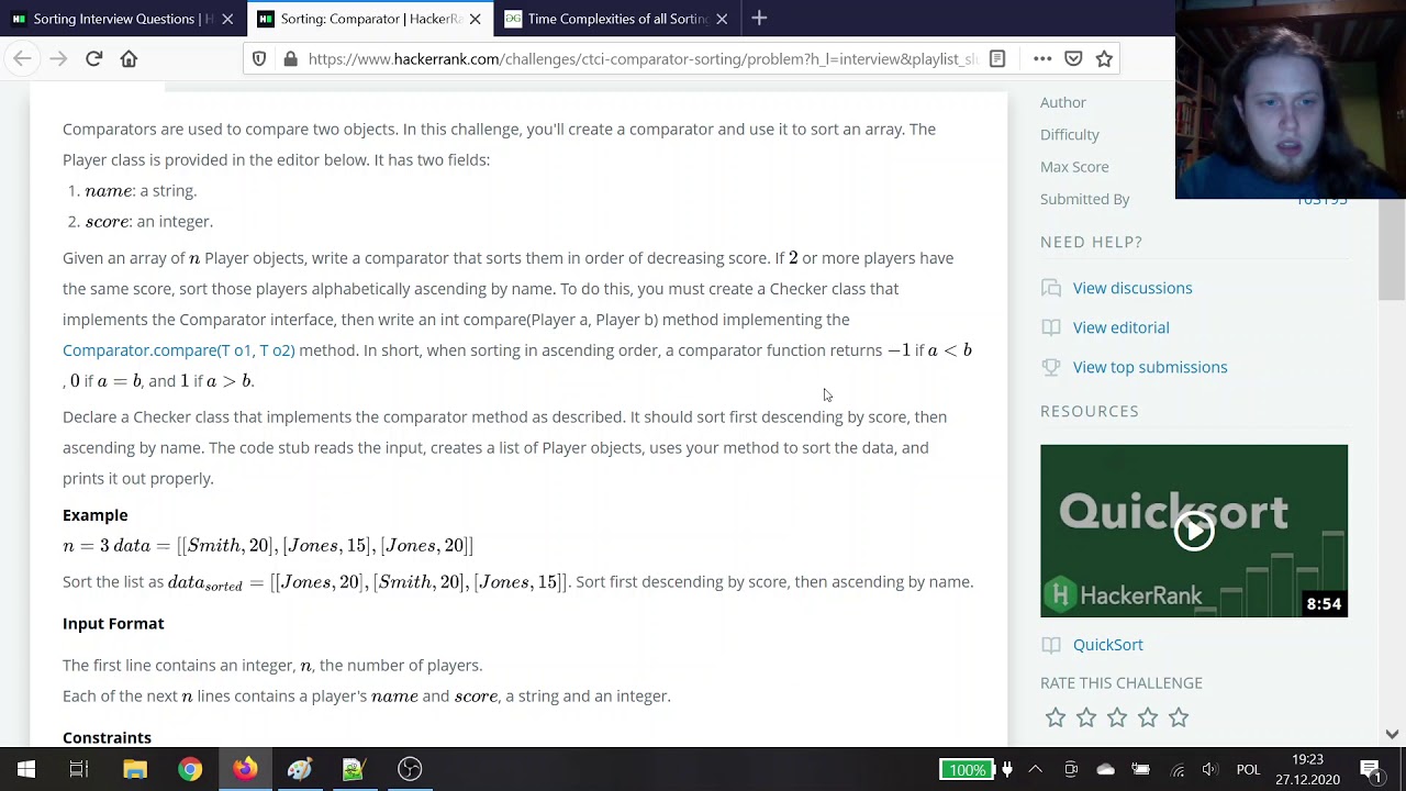 HackerRank - Interview Preparation Kit - Sorting (PL)