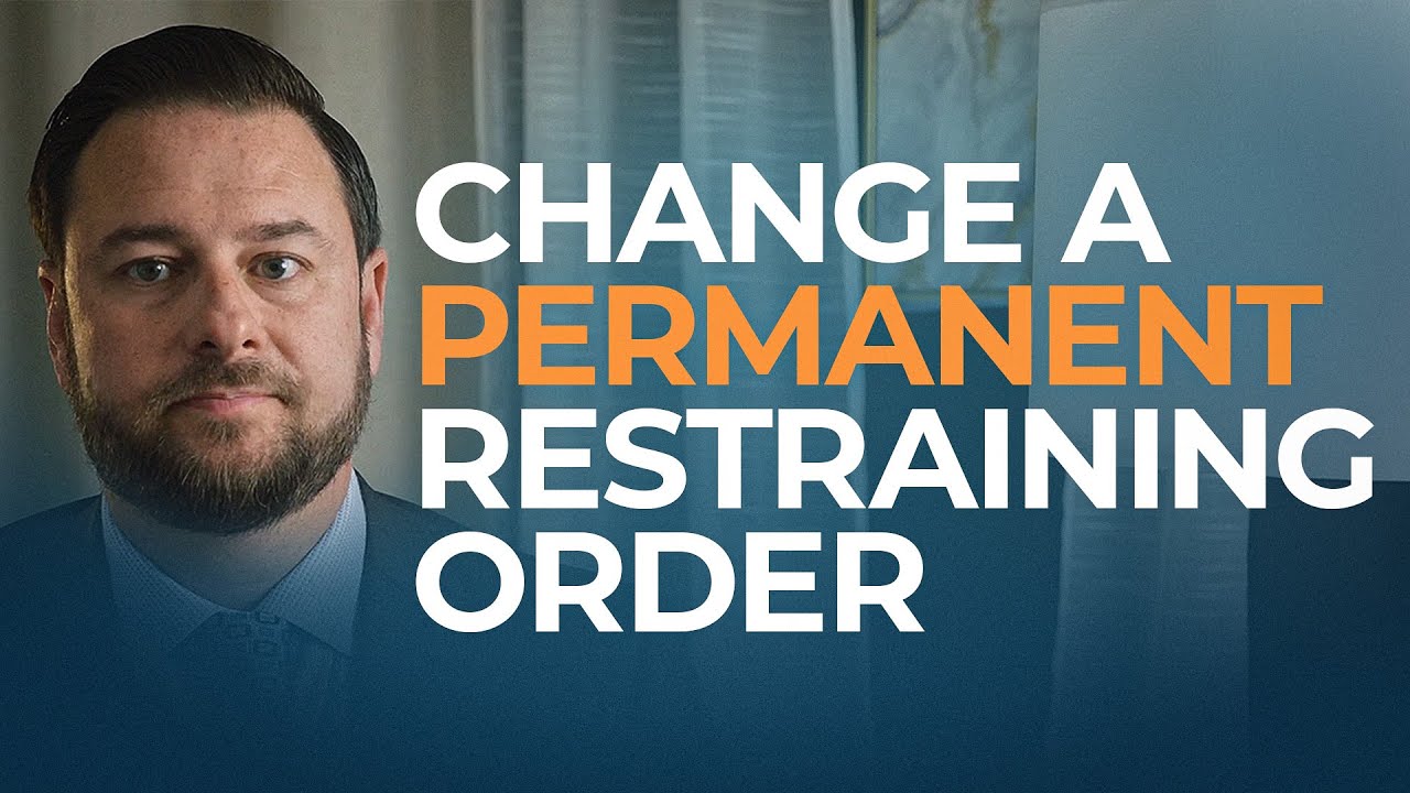 Can You Modify a Permanent Restraining Order? | Criminal Defense Attorney explains