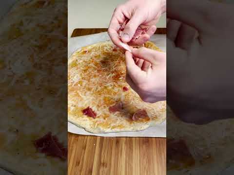 Pizza on a diet? Yes! - Prosciutto Arugula Pizza
