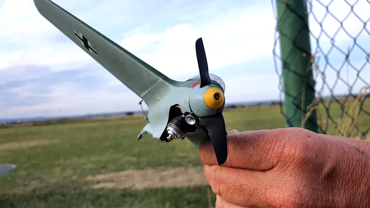 Smallest RC Messerschmitt Me163 with COX Engine