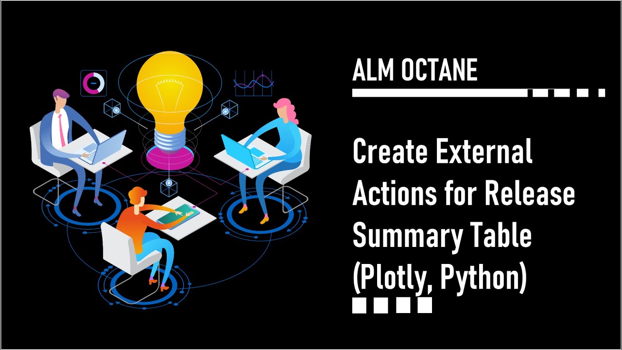 Create External Actions for Release Summary Table (Plotly, Python)