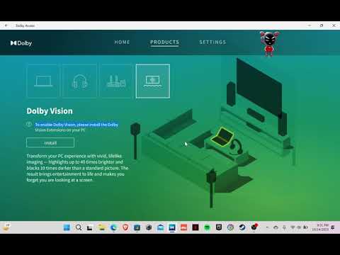 How to install Dolby vision extension to have Dolby vision in your pc