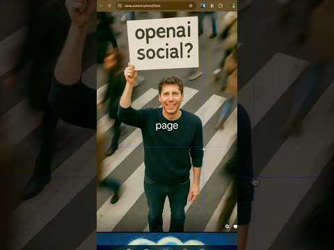 Is OpenAI quietly building a social media platform? 👀 #openai #sora #openaisocial