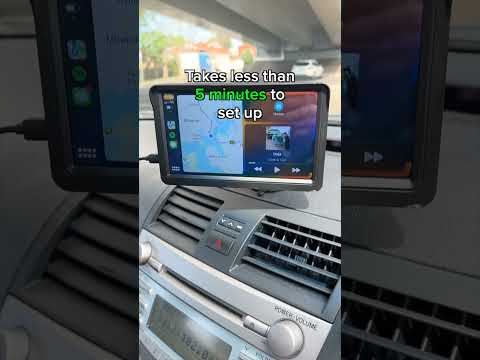 Apple CarPlay or Android Auto in any car! 🚗 #caraccessories
