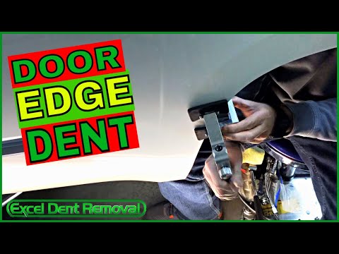 Door Edge Dent Repair – Using the Edge Jack Tools to Remove Door Dent ...