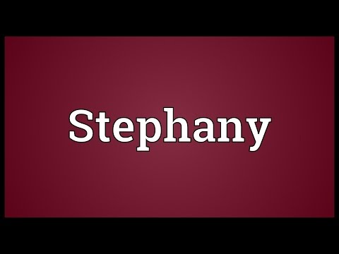 Stephany Meaning