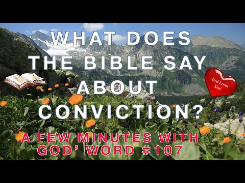 Bible Verses About Conviction | Christian Meditations with God's Word #107