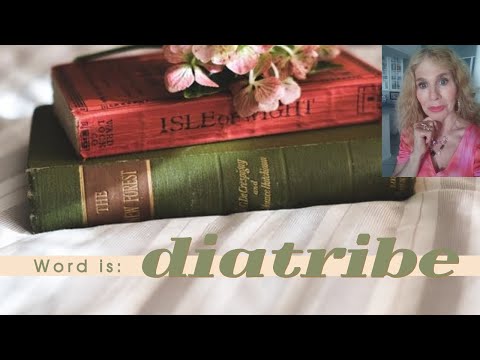 How to pronounce diatribe and use in a sentence; also learn the definition of the word