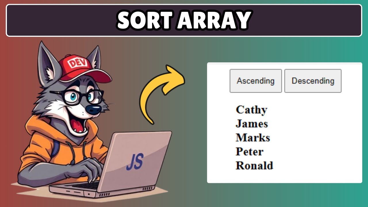 How to Sort an Array in Javascript