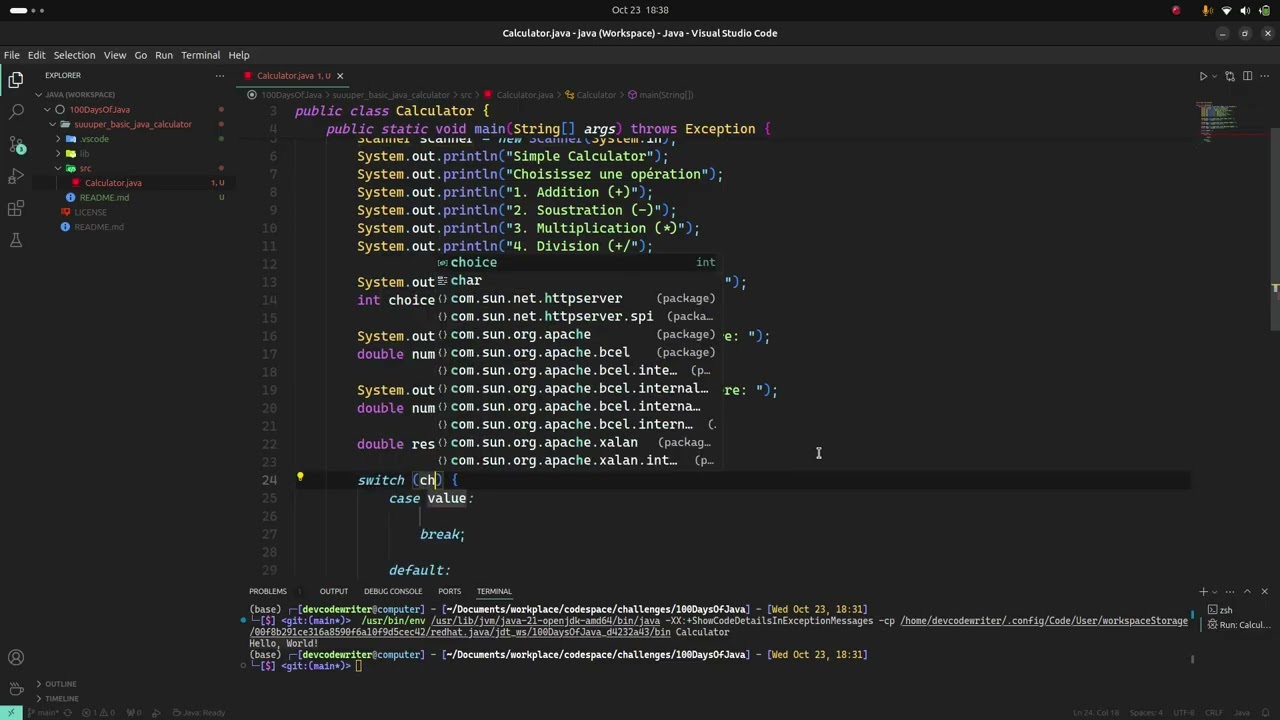 Suuuper simple java calculator