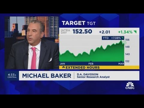Target will likely forecast a recovery this quarter, says D.A. Davidson's Michael Baker