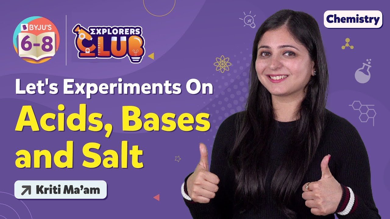 Acids, Bases and Salt Class 7 Science - Introduction (Definition & Use) | CBSE Class 7 Chemistry