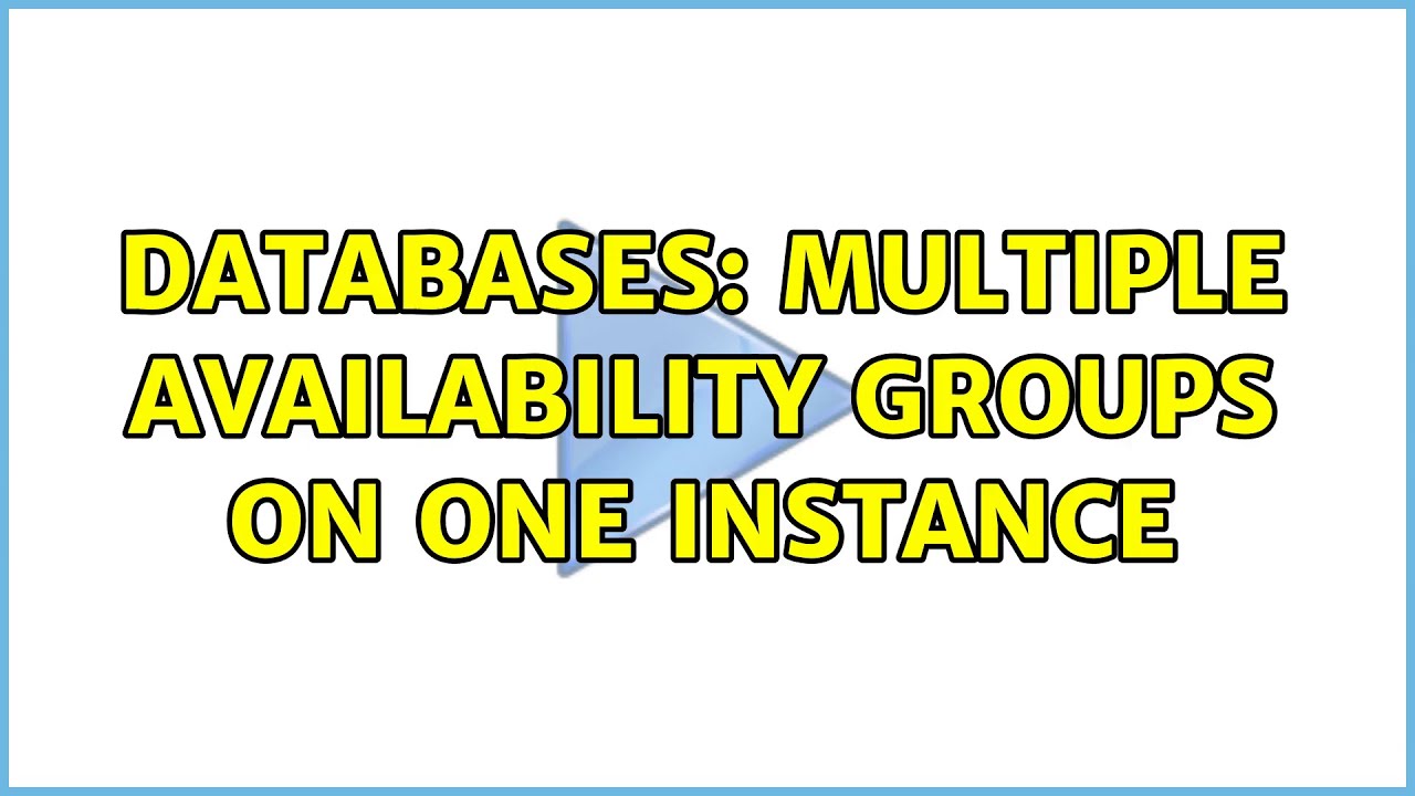 Databases: Multiple Availability Groups on one instance
