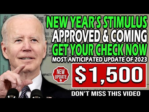 DON'T WAIT! Apply For $1500 Stimulus Check Now | NEW YEAR'S PAYMENT| January 2023 Stimulus Update