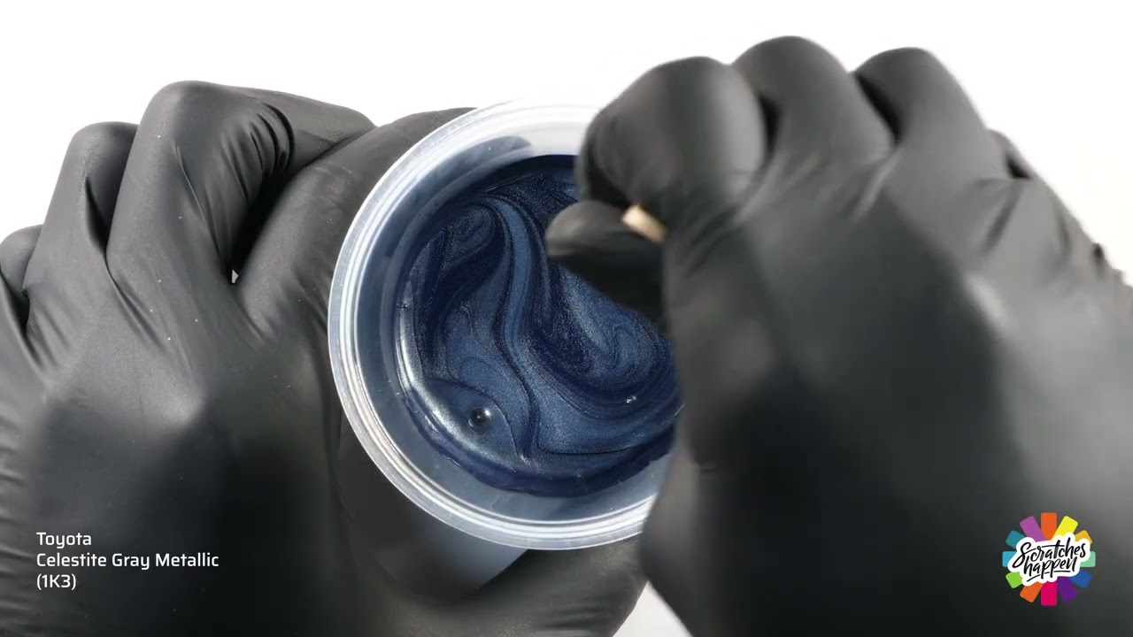 Toyota Celestite Gray Metallic (1K3) Touch Up Paint — OEM Formula Color Mixing