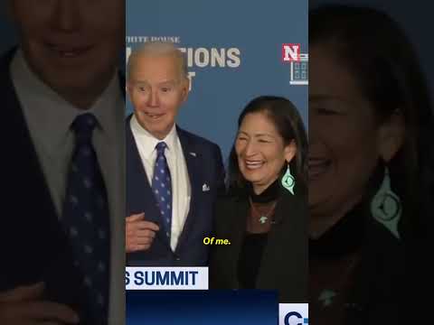 Interior Secretary Gifts President Biden Tribal Blanket