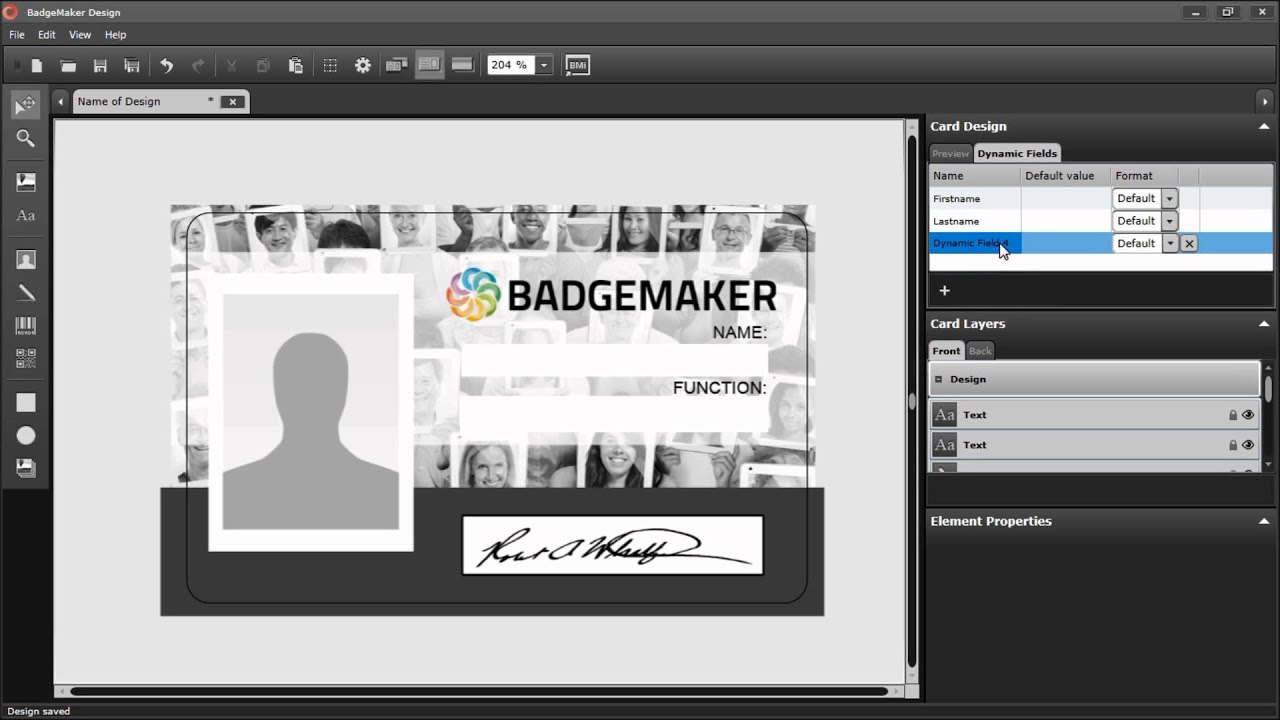 How to add Dynamic Fields to your Card Design