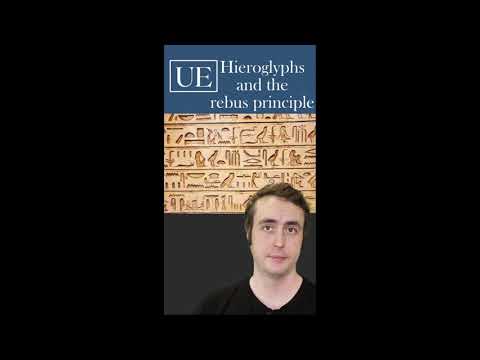 Hieroglyphs and the rebus principle #shorts