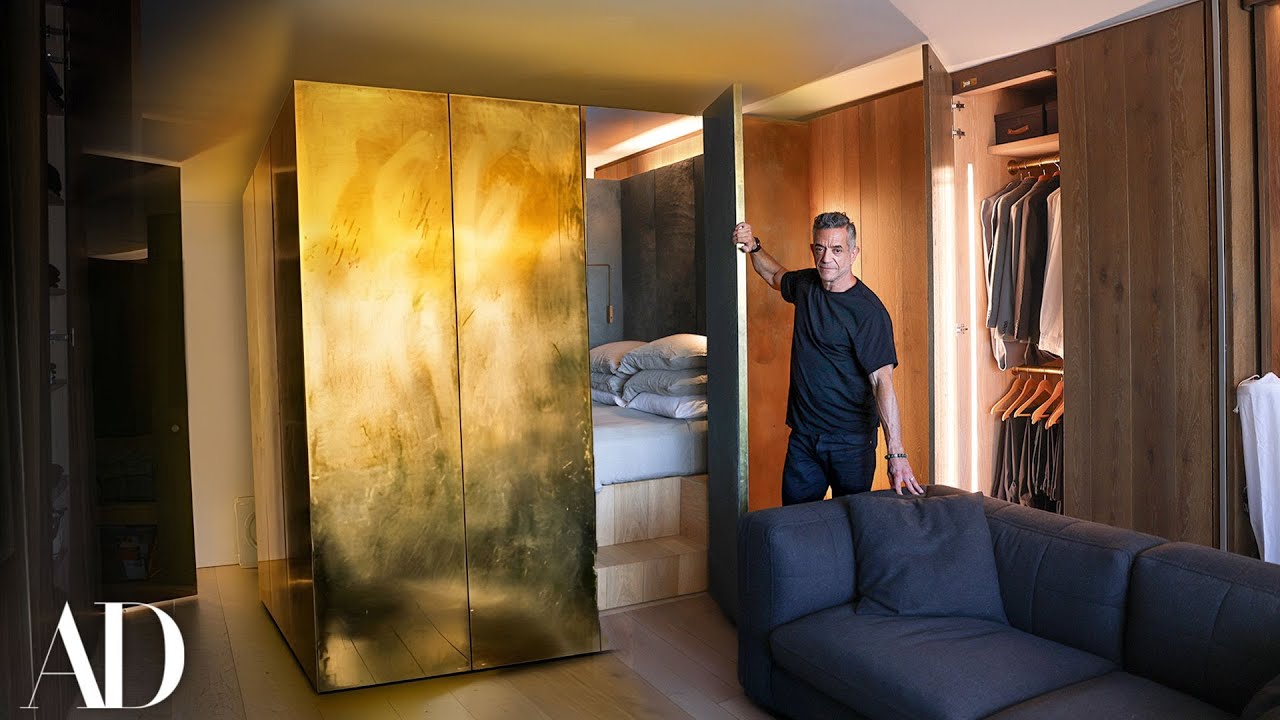 An Architect’s Hidden Bedroom Inside His 420-Sq-Ft NYC Studio | Architectural Digest