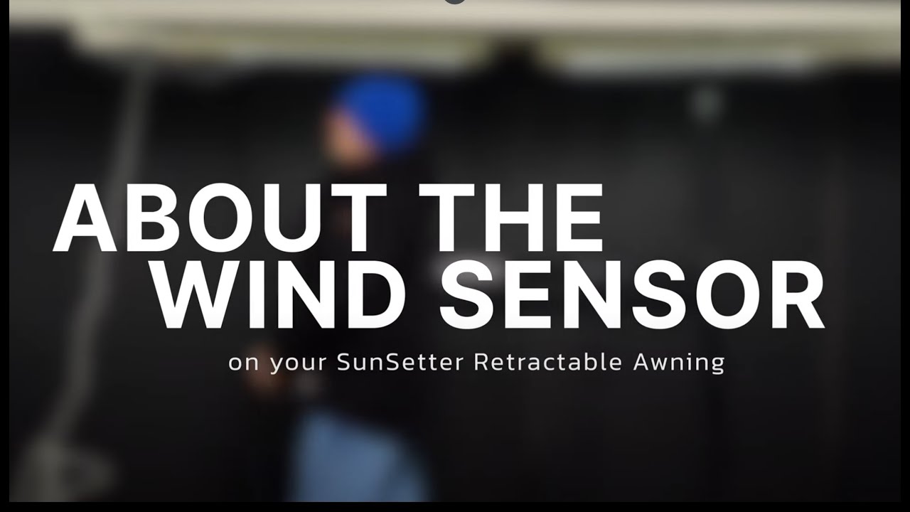 Sunsetter Awning - Wind Sensor - Adjusting sensitivity & replacing batteries