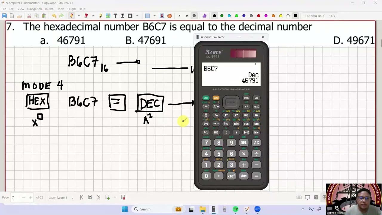 ESAS Comprehensive Exams Lecture 6: Computer Fundamentals