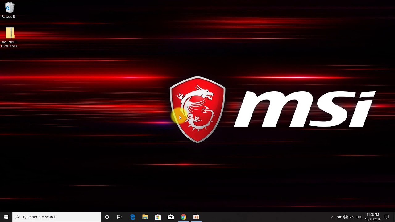 MSI® HOW-TO update Intel Management Engine driver
