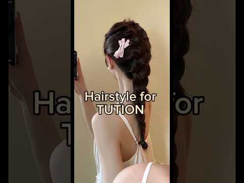 Hairstyle for TUTION #fypγ· #sub #hairstyles π«Άβ¨