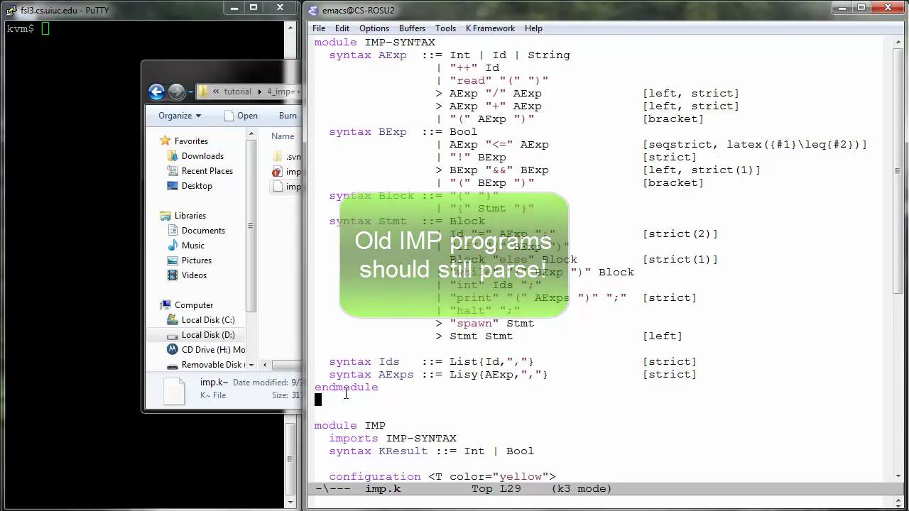 K Tutorial 4, Lesson 1