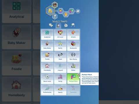 Updated Traits for the Sims 4 (using mods/CC) 😊...#shorts