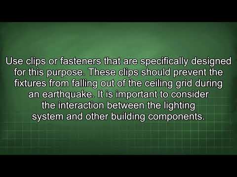 Seismic Requirements for Light Fixtures Explained