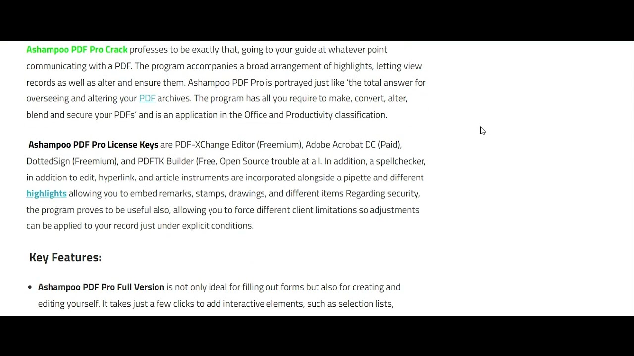 Ashampoo PDF Pro With Serial Key