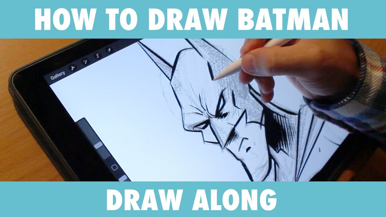 How to Draw Batman (Procreate)